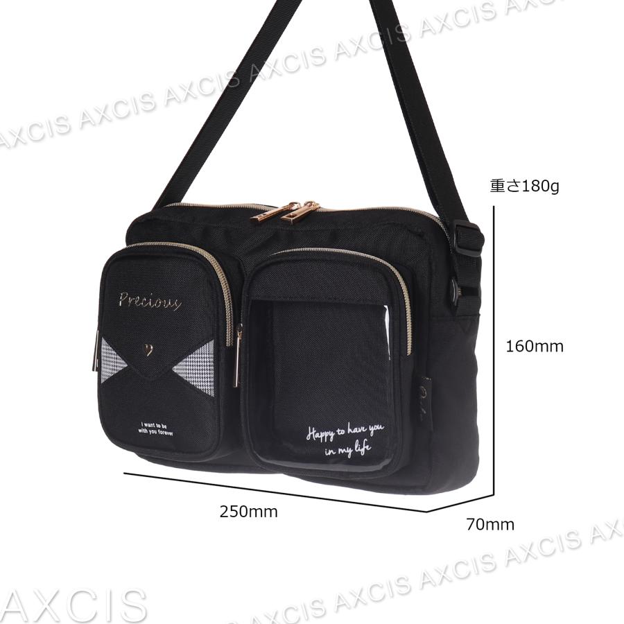 Osel Coboca+ポリ×PVCチェックWポケット付ショルダー : AXCIS - 通販 - Yahoo!ショッピング