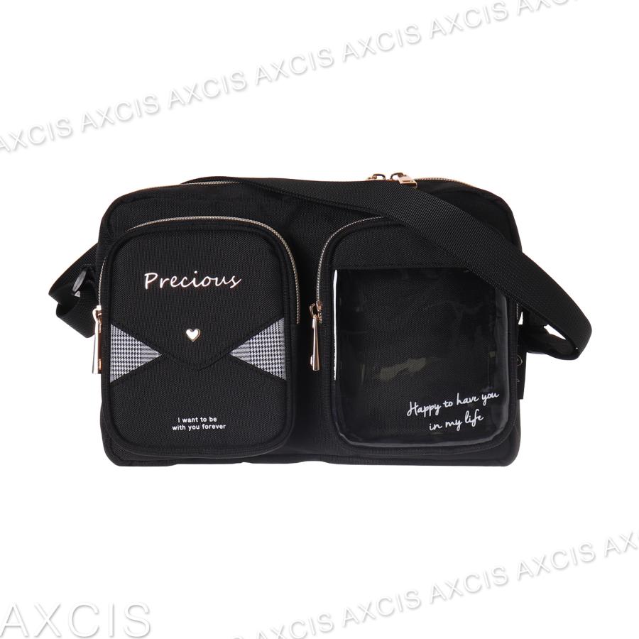 Osel Coboca+ポリ×PVCチェックWポケット付ショルダー : AXCIS - 通販 - Yahoo!ショッピング