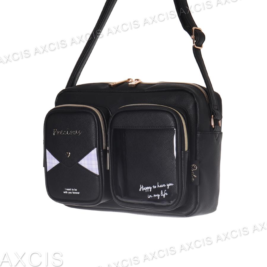 Osel Coboca+合皮×PVCチェックWポケット付ショルダー : AXCIS - 通販 - Yahoo!ショッピング