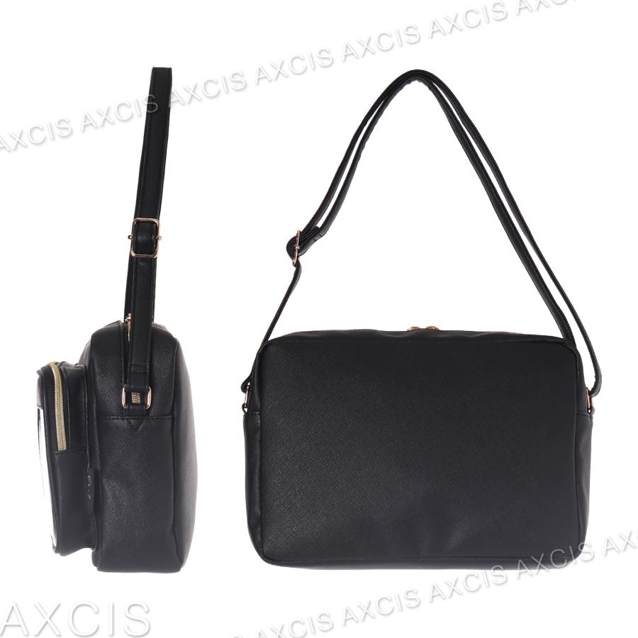 Osel Coboca+合皮×PVCチェックWポケット付ショルダー : AXCIS - 通販 - Yahoo!ショッピング