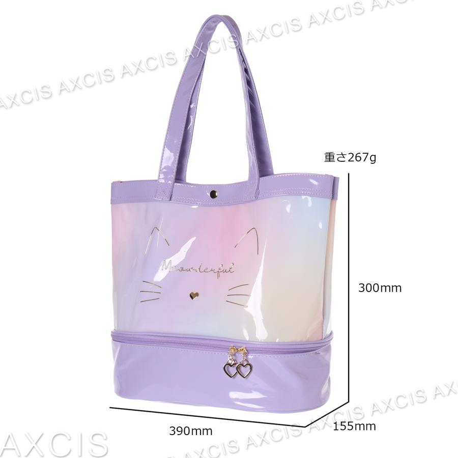 ★クリアトート ノンキャラ 01 プールバッグ 2層式 キッズ ガールズ : js072c0001 : AXCIS - 通販 - Yahoo!ショッピング