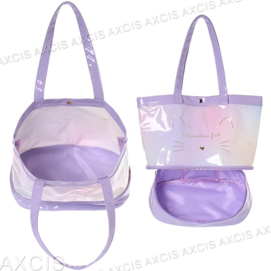 ★クリアトート ノンキャラ 01 プールバッグ 2層式 キッズ ガールズ : js072c0001 : AXCIS - 通販 - Yahoo!ショッピング