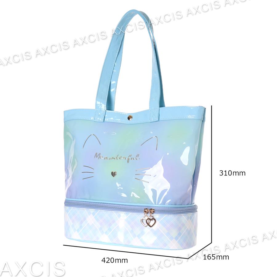 ★クリアトート 2層式 ノンキャラ プールバッグ : AXCIS - 通販 - Yahoo!ショッピング