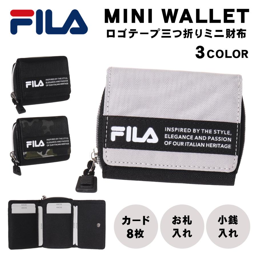 FILA ミニ財布 ポリ ロゴテープ : AXCIS - 通販 - Yahoo!ショッピング
