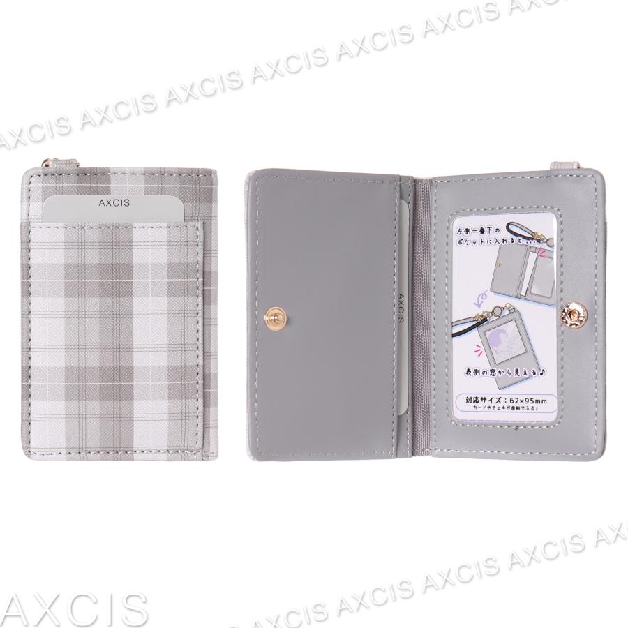 Osel合皮チェック二つ折りパスケース(デコフィルム付) : l23337 : AXCIS - 通販 - Yahoo!ショッピング