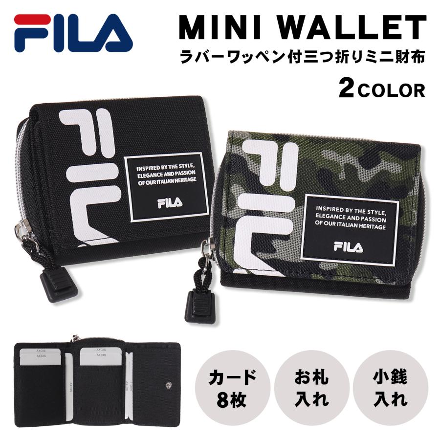 FILA ミニ財布 ポリ 縦ロゴ ラバーワッペン : l24482 : AXCIS - 通販 - Yahoo!ショッピング