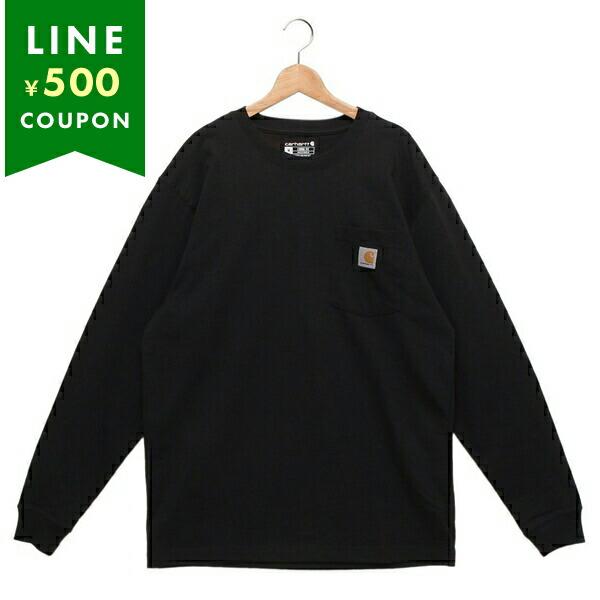 Carhartt カーハート Tシャツ カットソー ヘビーウエイトロングスリーブポケットTシャツ ワンポイント ブラック メンズ レディース K126 : AXES(アクセス)Yahoo!店 ...