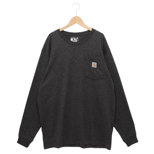 Carhartt カーハート Tシャツ カットソー ルーズフィット ヘビーウエイト ロングスリーブ ポケットTシャツチャコール メンズ K126 CRH : AXES(アクセス)Yahoo!店 ...