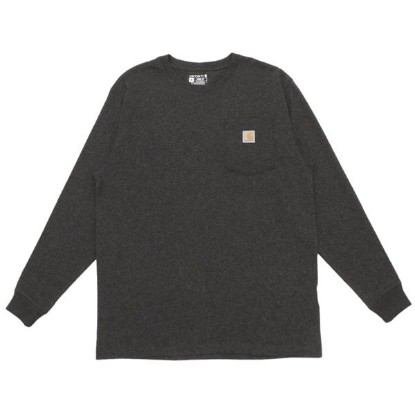 Carhartt カーハート Tシャツ カットソー ルーズフィット ヘビーウエイト ロングスリーブ ポケットTシャツチャコール メンズ K126 CRH : AXES(アクセス)Yahoo!店 ...