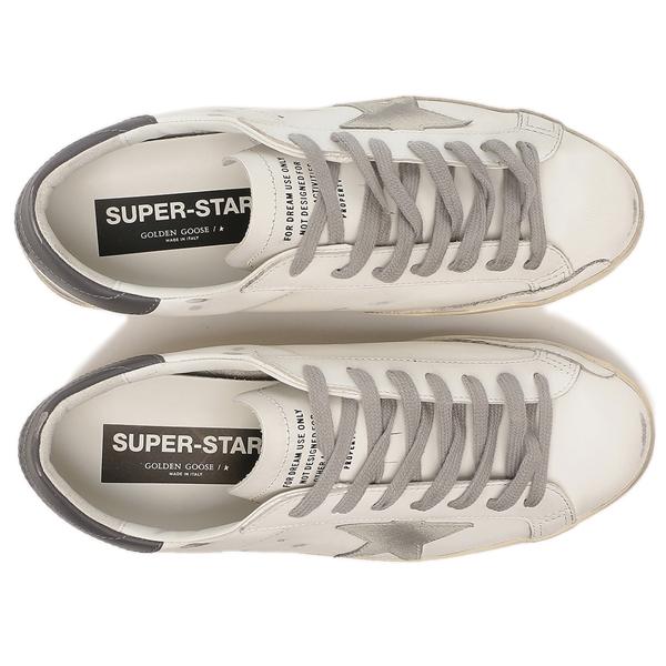 GOLDEN GOOSE ゴールデングース スニーカー スーパースター ホワイト グレー メンズ レディース ユニセックス GMF00102 F006113 11915 : AXES(アクセス ...