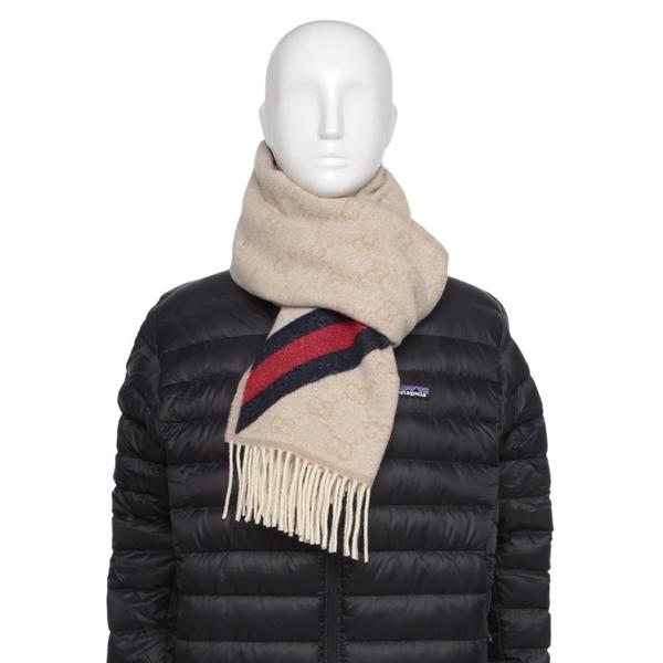 GUCCI グッチ マフラー GGロゴ ホワイト メンズ レディース ユニセックス 570603 3G200 9568 : AXES(アクセス)Yahoo!店 - 通販 - Yahoo!ショッピング