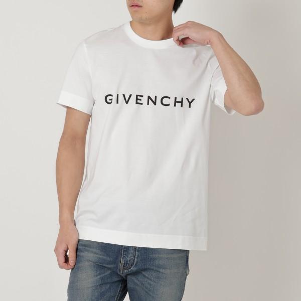 GIVENCHY ジバンシィ Tシャツ カットソー ブランドロゴ アーキタイプ オーバーサイズTシャツ 4G ロゴ ホワイト メンズ BM716N3YAC 100 : AXES(アクセス ...
