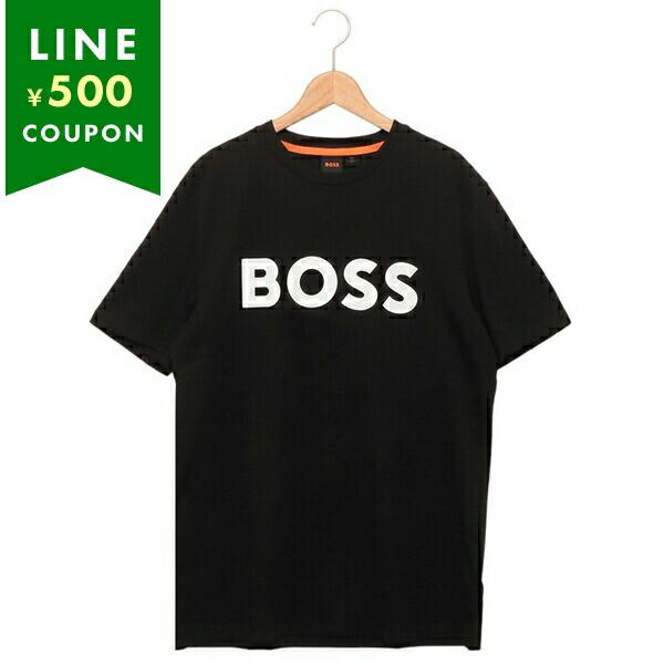 HUGO BOSS ヒューゴ ボス Tシャツ カットソー オレンジ 半袖 ロゴT ブラック メンズ 50481923 001 : AXES ...