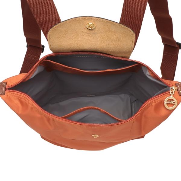LONGCHAMP ロンシャン リュック バックパック プリアージュ オリジナル Mサイズ オレンジ ブラウン メンズ レディース 10284 089 P97 A4対応 : AXES(アクセス ...
