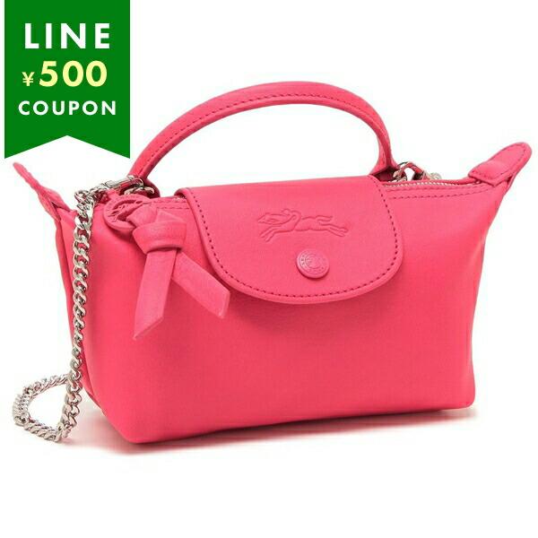 LONGCHAMP ロンシャン ポーチ プリアージュ エクストラ ハンドル チェーン付き ピンク レディース 34205 HFR 618 : AXES(アクセス)Yahoo!店 - 通販 ...