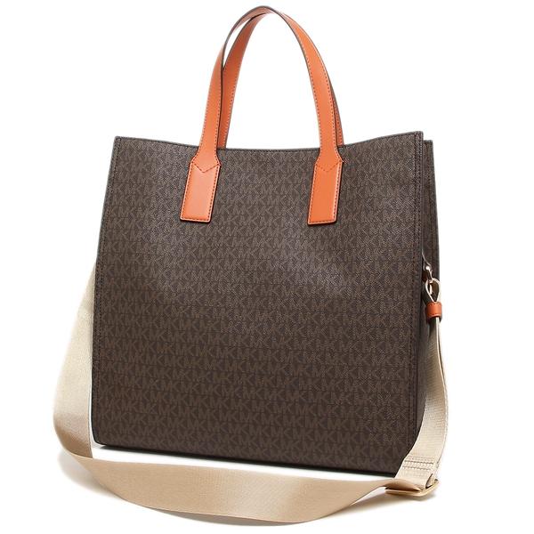 5193 MICHAEL KORS Kenly Large NS Tote BEIGE EBONY | 5193 MICHAEL KORS Kenly Large NS Tote BEIGE EBONY |