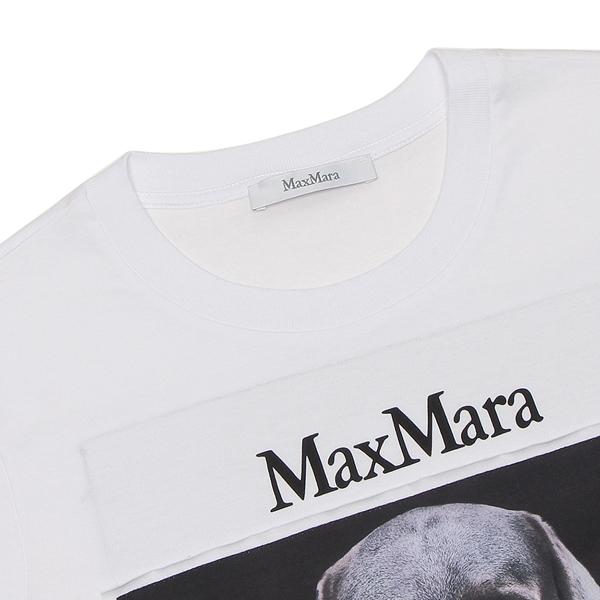マックスマーラ Tシャツ カットソー チプリア ホワイト ブラック レディース Max Mara 2421946071600 013 : ms-cipria-013 : AXES(アクセス ...