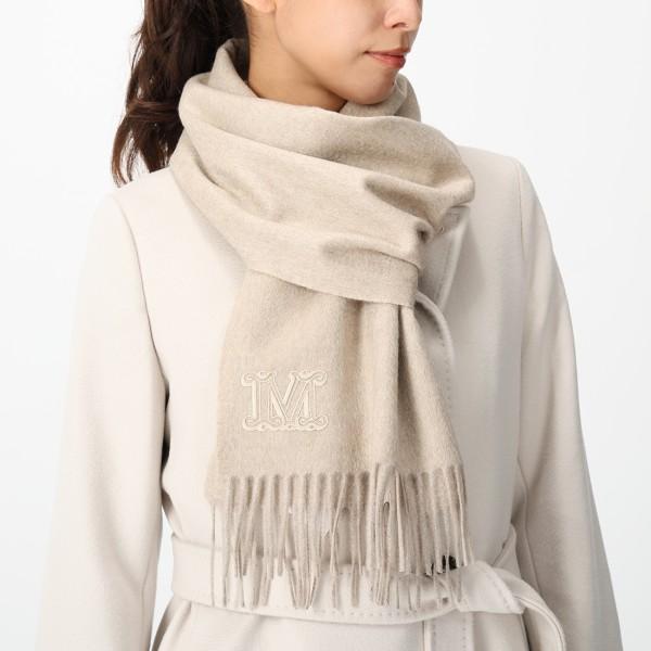Max Mara（マックスマーラ） マフラー ダリア カシミヤ ベージュ レディース Max Mara 2524546311600 003 : AXES(アクセス)Yahoo!店 - 通販 ...