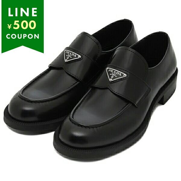 プラダ ローファー オックスフォード トライアングルロゴ ブラック メンズ PRADA 2DE145 G000 F0002 055 : pr-2de145055070002 : AXES ...