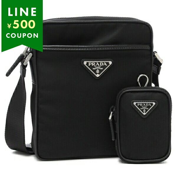 PRADA プラダ ショルダーバッグ リナイロン ブラック メンズ 2VH112 2DMH F0002 VXOP : AXES(アクセス ...