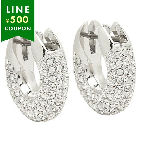 スワロフスキー ピアス アクセサリー デクストラ フープ シルバー ホワイト レディース SWAROVSKI 5618306 :sw ...