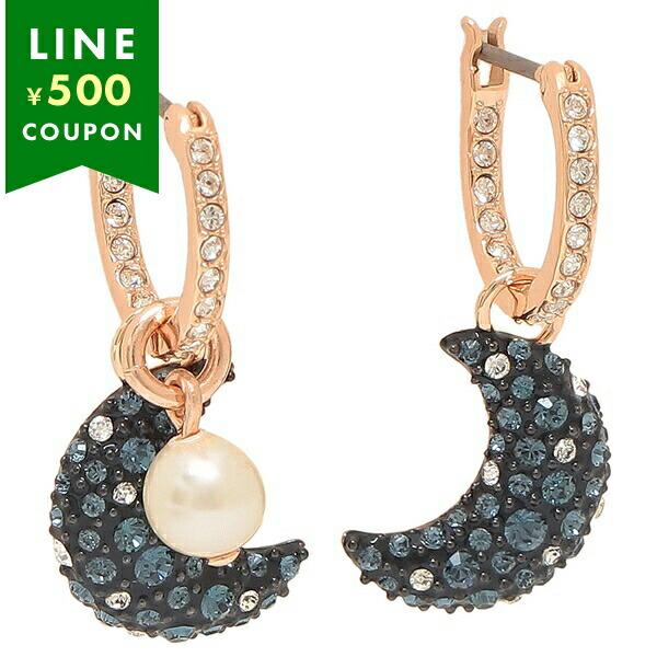 SWAROVSKI スワロフスキー ピアス 月 ネイビー シルバー レディース 5671569 : AXES(アクセス)Yahoo!店 ...