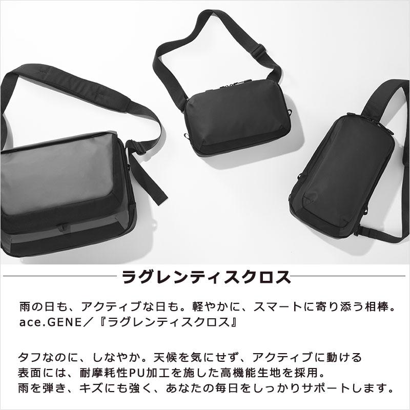 ace. GENE LABEL エースジーン ace.GENE ラグレンティスクロス ショルダーバッグ 撥水 68796 A4 13.3インチ ...