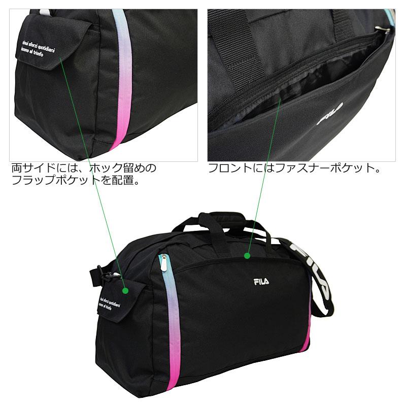 FILA フィラ 2way 拡張型 ボストンバッグ 60L 折りたたみ可能 7837 2WAY スポーツバッグ ボストンショルダー大容量 折り畳み 収納可能 正規取扱店 : Axis.bag ...