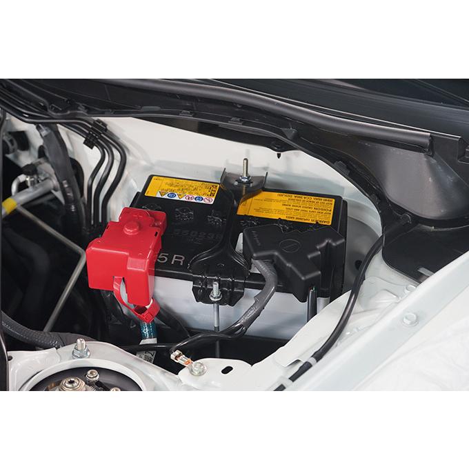 スバル BRZ（型式：ZD8）トヨタ GR86（型式：ZN8）用バッテリーマイナス端子カバー マットブラックタイプ(SC) : AXIS ...