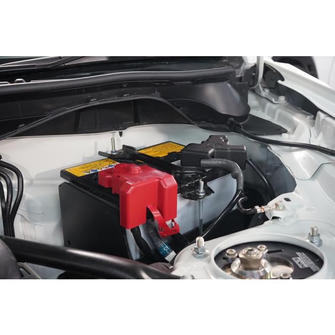 スバル BRZ（型式：ZD8）トヨタ GR86（型式：ZN8）用バッテリーマイナス端子カバー マットブラックタイプ(SC) : AXIS ...