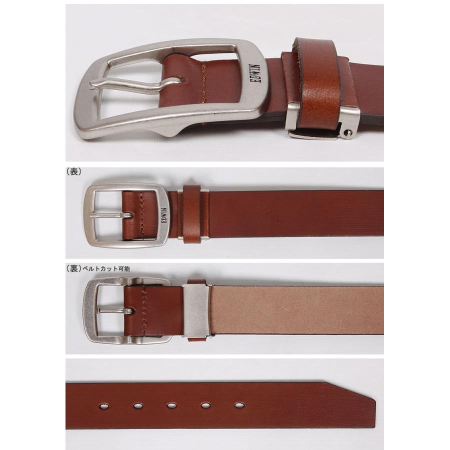 EDWIN エドウイン Garrison Leather Belt(ギャリソンベルト) エドウィン 牛革 0111127 : AXS ...