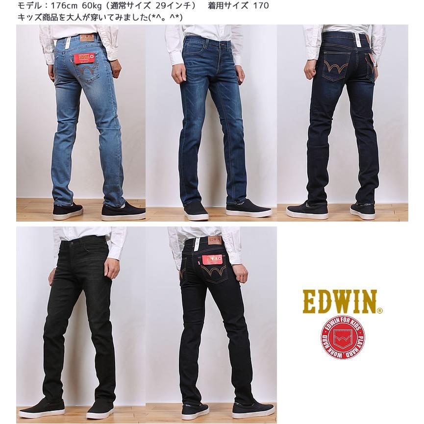 SALE 110〜130cm EDWIN エドウィン キッズ ベビー ジーンズ ウエストゴム ストレート ジュニア エドウイン EJB02 :EDWINkids--EJB02:AXS ...