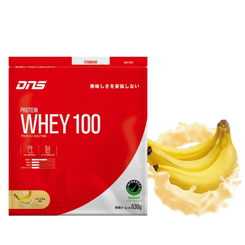 DNS プロテインホエイ100 バナナオレ風味 630g (約18食分) ホエイプロテイン WHEY アンチ・ドーピング認証 粉末 : アクトス ヤフー店 - 通販 - Yahoo!ショッピング