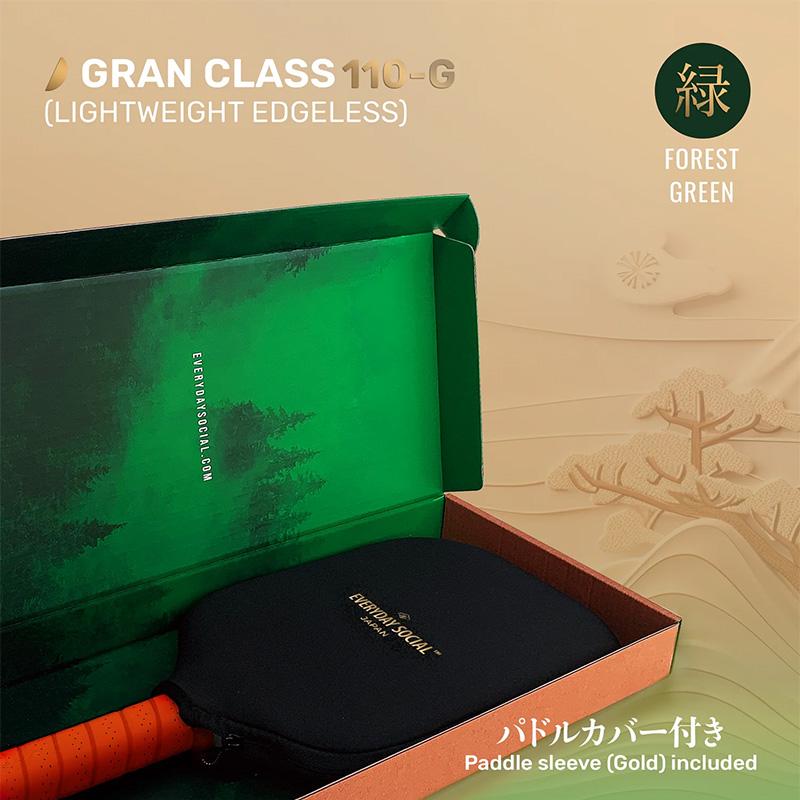 EVERYDAY SOCIAL ピックルボールパドル GRAN CLASS 110-G (Lightweight Edgeless) 16mm ...