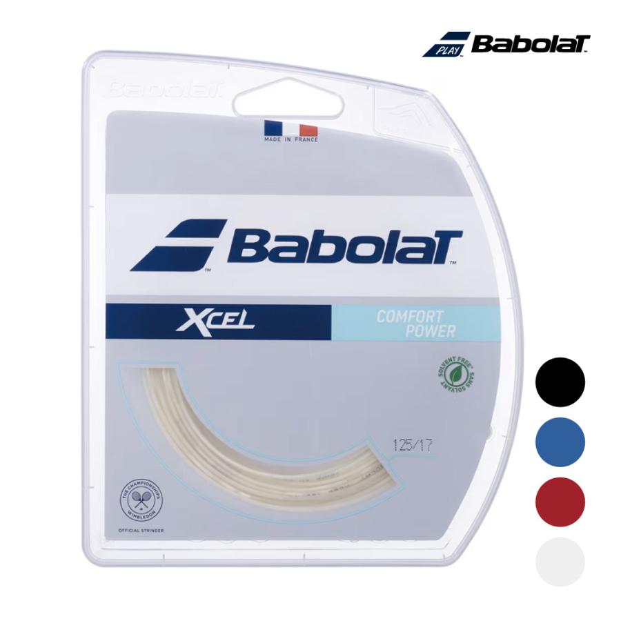 Babolat（バボラ） BABOLAT XCEL 12M エクセル 241110 テニスストリング 125/130/135 単張り ...