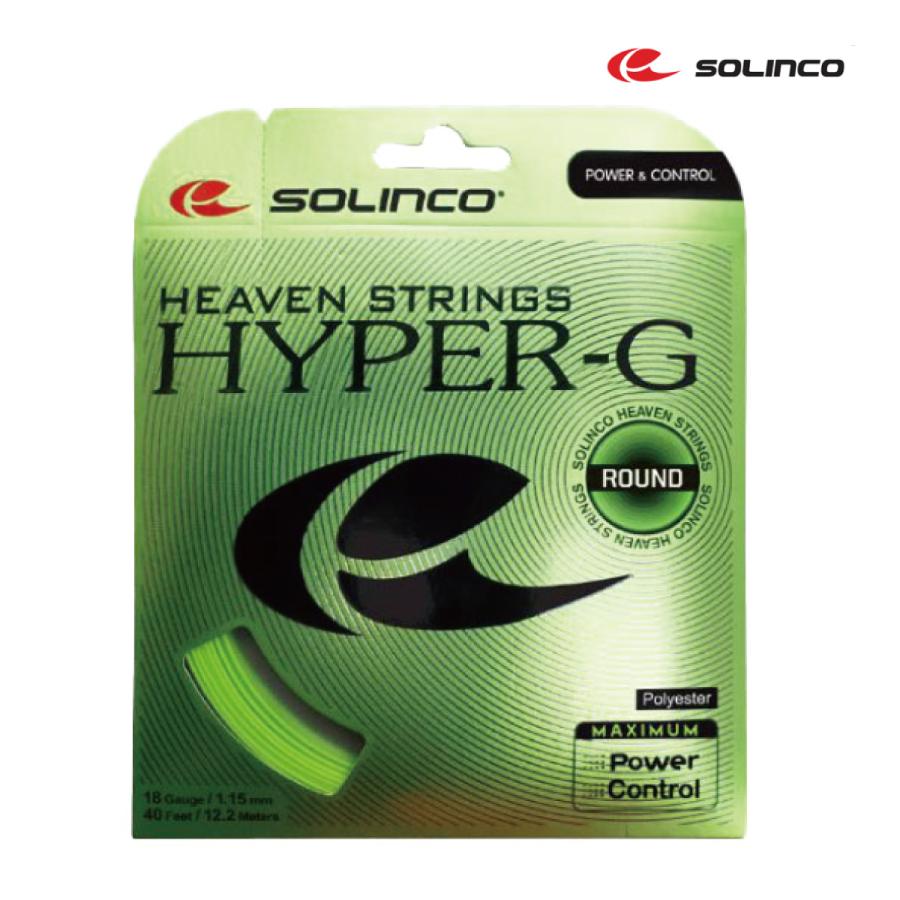 【ポスト投函対応】SOLINCO HYPER-G ROUND 12M KSC789 ライトグリーン 単張 硬式テニス ストリング ガット ソリンコ : アクトス ヤフー店 - 通販 ...