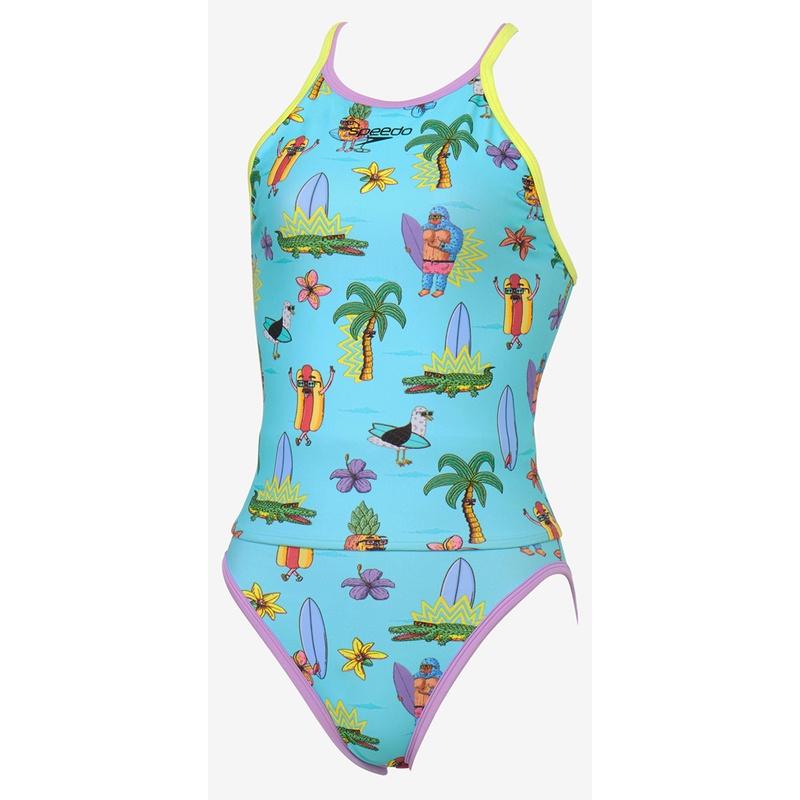 speedo MULGA T-SUITWO ターコイズ Lサイズ STW22551MU TQ スピード Swim 水着（レディース ...