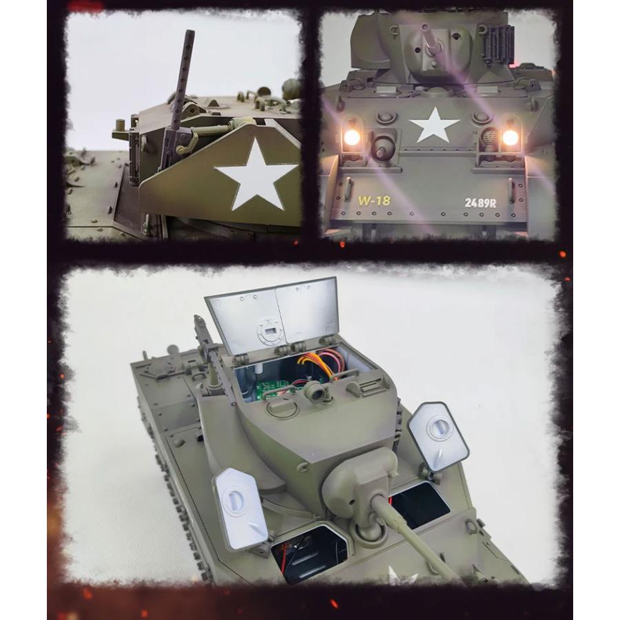 Coolbank 1/16 スチュアートM5A1 2.4GHz（プラギアボックス・プラキャタピラ・プラスプロケ・アイドラーホイール・砲身発光リコイル・サウンド） : AYARDYahoo!店 ...