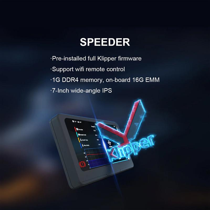 FLSUN®V400 3DプリンターΦ300x410mmサイズ/400mm/s高速印刷/ Klipperファームウェア/7インチスクリーン/PEIバネ鋼ベッド/ダイレクトエクストルーダー ...