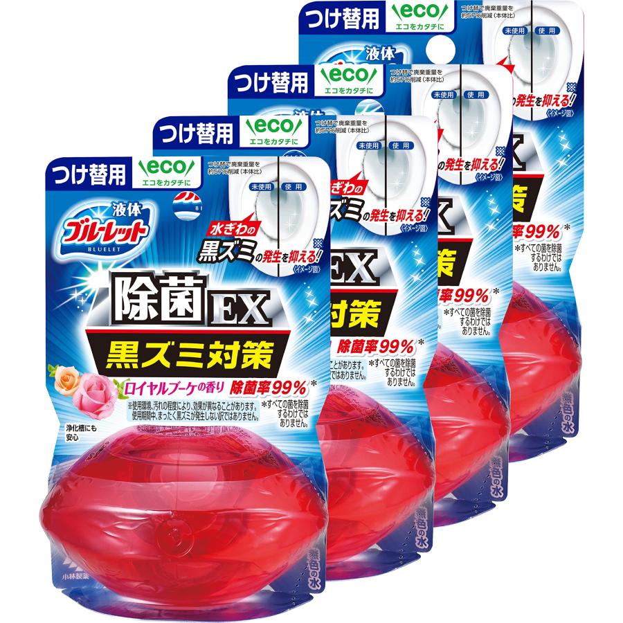 まとめ買い液体ブルーレットおくだけ除菌EX トイレタンク芳香洗浄剤 ロイヤルブーケ 詰め替え用 70ml×4個 : あゆむオンライン - 通販 - Yahoo!ショッピング