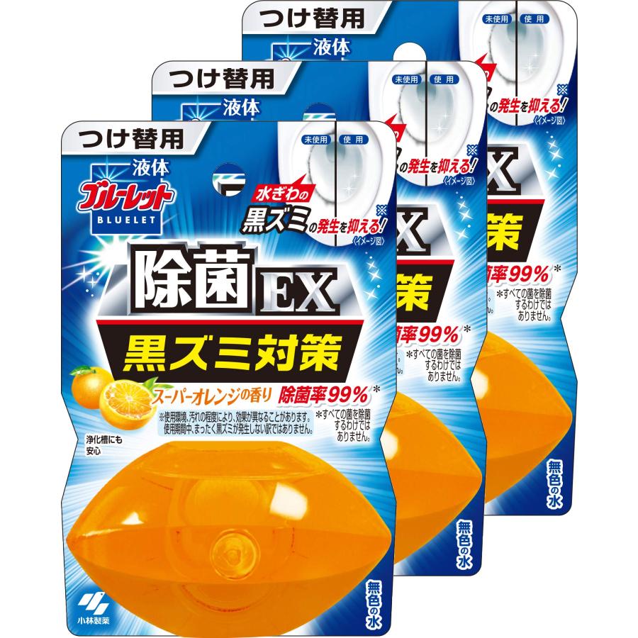 まとめ買い液体ブルーレットおくだけ除菌EX トイレタンク芳香洗浄剤 詰め替え用 スーパーオレンジの香り 70ml×3個 : あゆむオンライン - 通販 - Yahoo!ショッピング