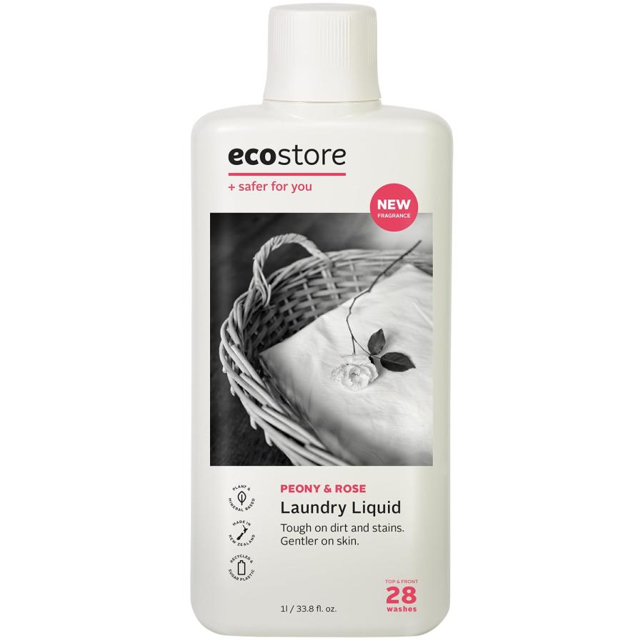 ecostore(エコストア) ランドリーリキッド ピオニー&ローズ 1L 洗濯洗剤 洗剤 液体 植物由来 肌にやさしい : あゆむオンライン - 通販 - Yahoo!ショッピング