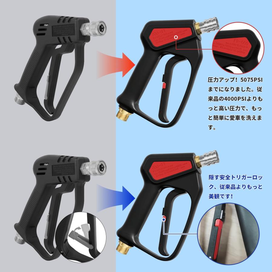 2025新登場省力化&圧力上昇Akitsuba 高圧洗浄ショートガン フォームガン ショートガン 高圧洗浄ガン ケルヒャーショートガン フォ : 遠藤商事 - 通販 - Yahoo!ショッピング