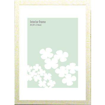 額縁 Interior Frame White B4 フレーム フォトフレーム インテリア 壁飾り 写真 記念 飾り 写真立て : 日本唯一の ...