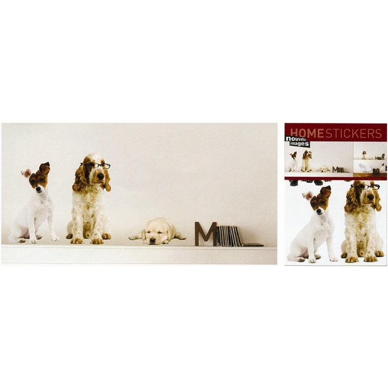 ウォールステッカー Jan-Michel labat Chiens de compagnie 絵画 壁掛け 壁飾り インテリア 油絵 花 ...