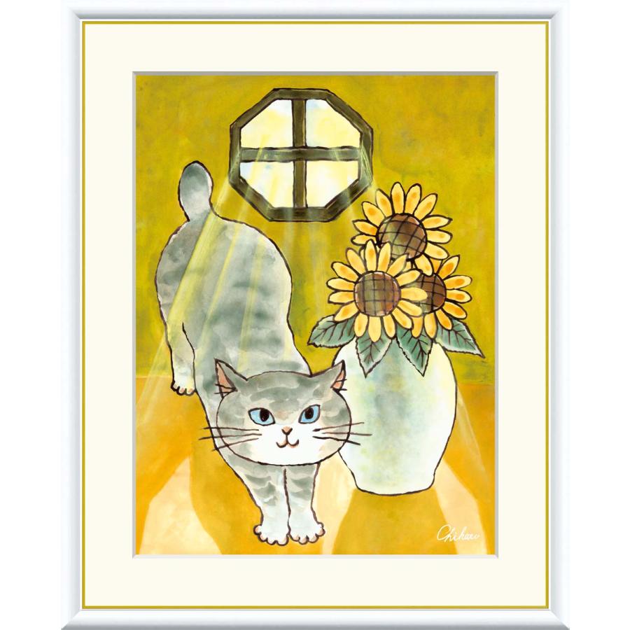 10年保証 絵画 版画 ほのぼのねこ 千春 手彩仕上 高精細巧芸画 F8 :SK-J3-B010-F8:日本唯一の風景専門店 あゆわら - 通販 - Yahoo!ショッピング