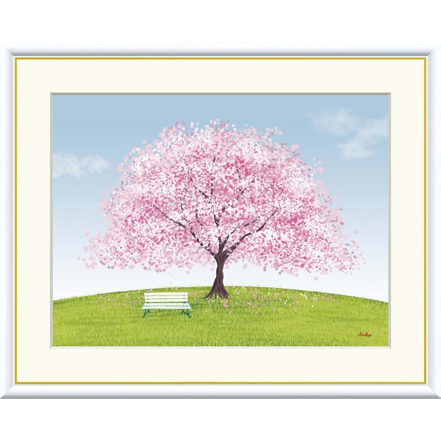 10年保証 絵画 版画 桜 鈴木みこと 手彩仕上 高精細巧芸画 F6 : sk-j3-g004-f6 : 日本唯一の風景専門店 あゆわら - 通販 - Yahoo!ショッピング