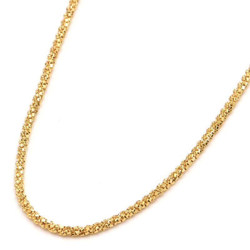 スクリューチェーンネックレス K18YG 60cm スクリューネックレスチェーン ベネチアンチェーン イエローゴールド 地金16.5g 中古 送料無料 : c240400047360 ...