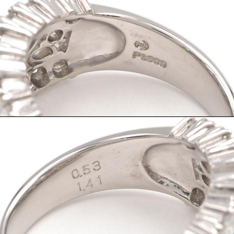 TASAKI タサキ 0.53ctダイヤモンドリング 13.5号 Pt900 新品仕上済 合計1.41ctダイヤ マーキスカット プラチナ 中古 送料無料 : 麻布十番Blanc - 通販 ...