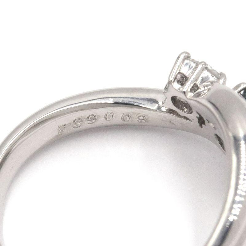 合計0.39ct天然アレキサンドライトリング 12号 Pt900 新品仕上済 合計0.08ct天然ダイヤモンド プラチナ フラワーモチーフ 中古 送料無料 :c240601106880 ...